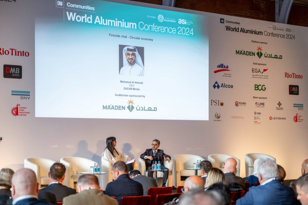 Ducab Metals Spotlights Circular Economy at CRU World Aluminium ...